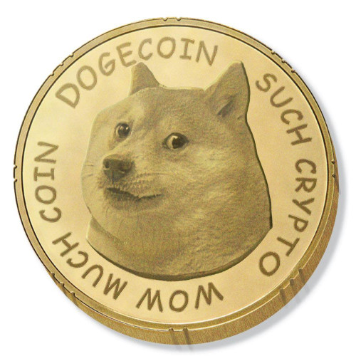 Realistic Doge Coin Cardboard Cutout Free Shipping